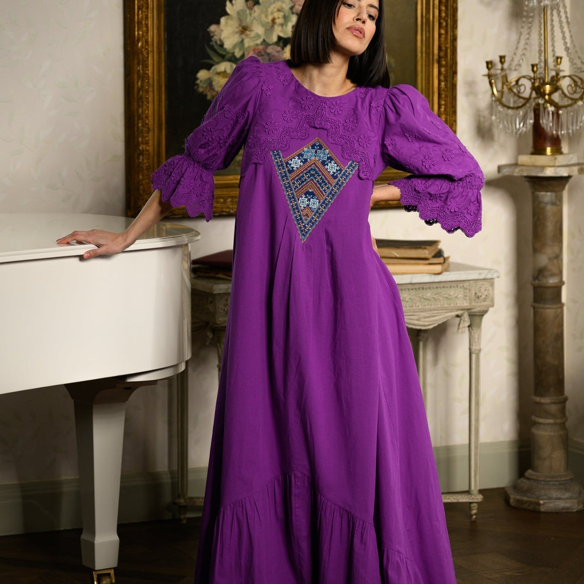 Rochii de primăvară din in sau bumbac – Broderii cu poveste | IIANA ...