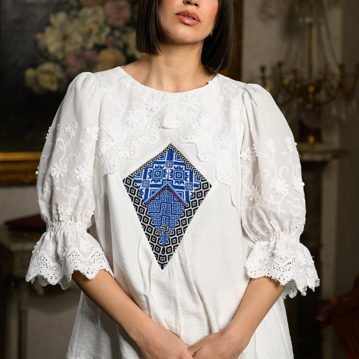 Bluze elegante in stil Zara cu amprenta traditionala | Iiana.ro – Iiana ...
