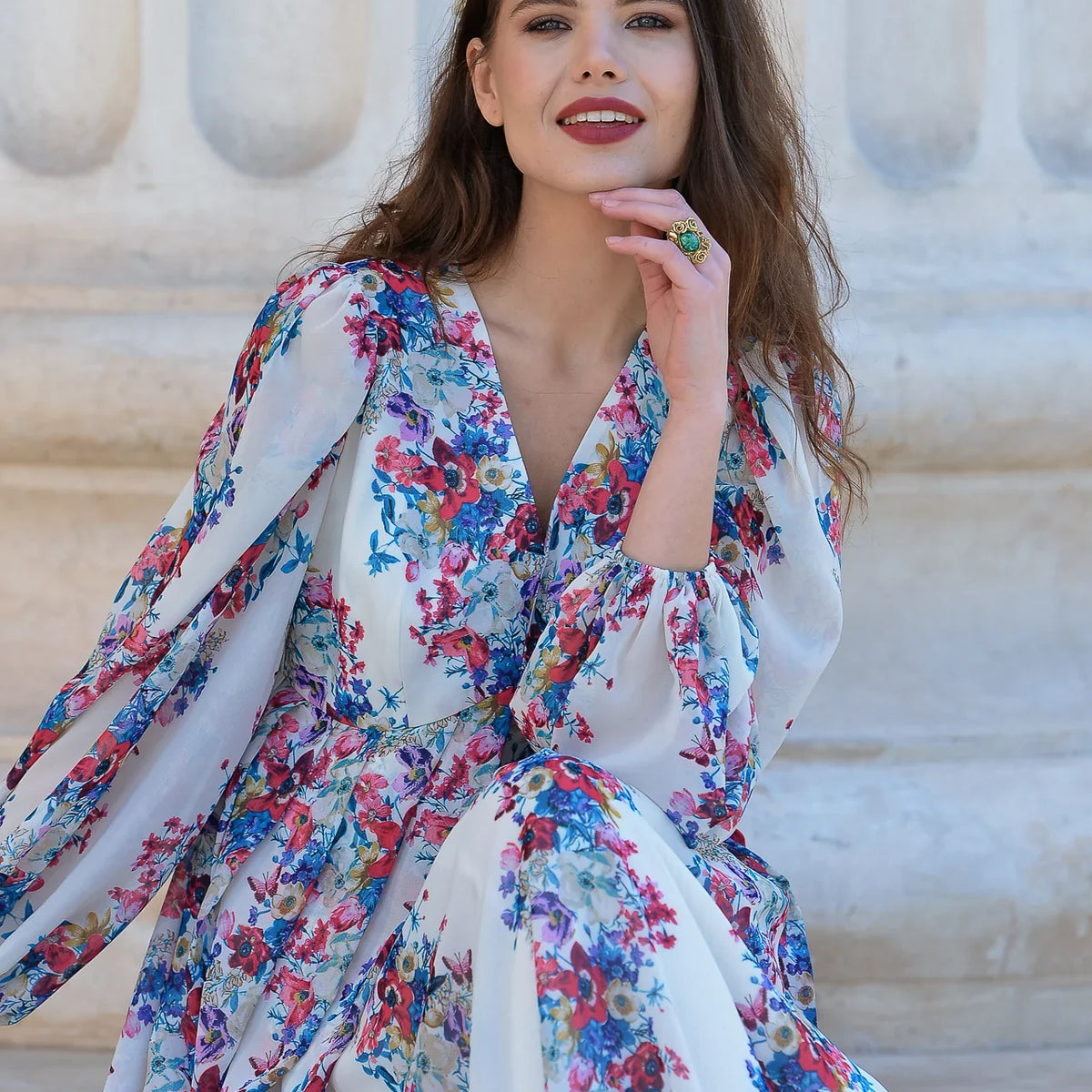 Rochii cu flori pentru vara IIANA – Lejeritate si stil autentic – Iiana ...