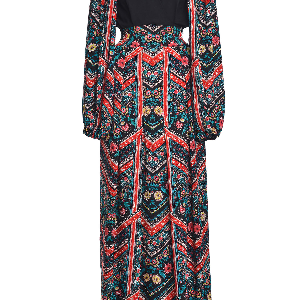 Rochie Lunga Boho Zig Zag - IIANA® – Iiana Sanziana